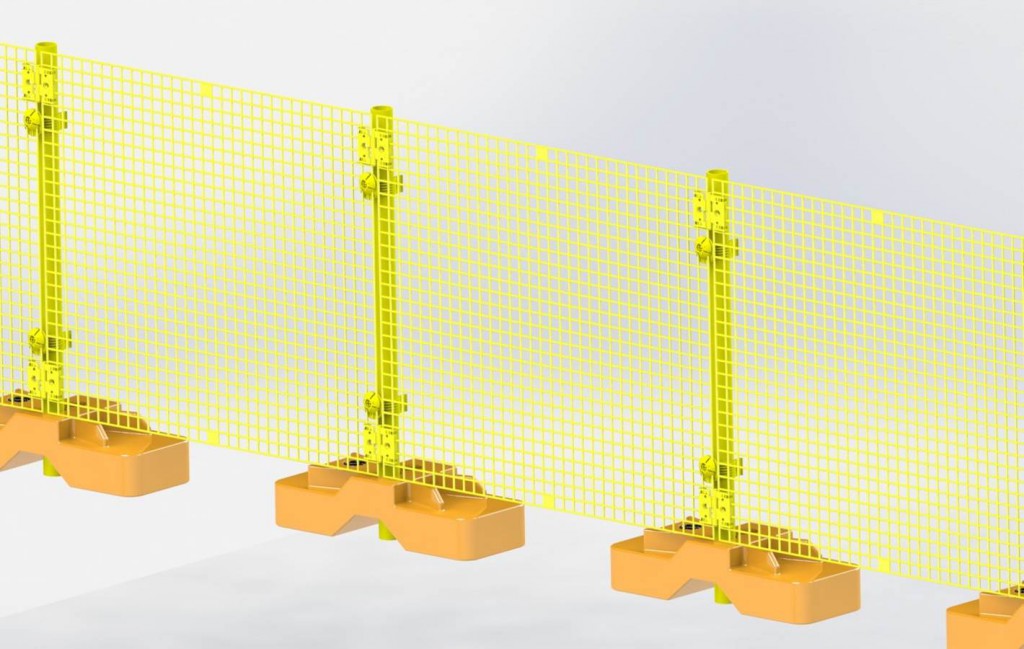 Unique Free Standing Barricading - 2,34 kg per meter - BLH-DOM Safety ...