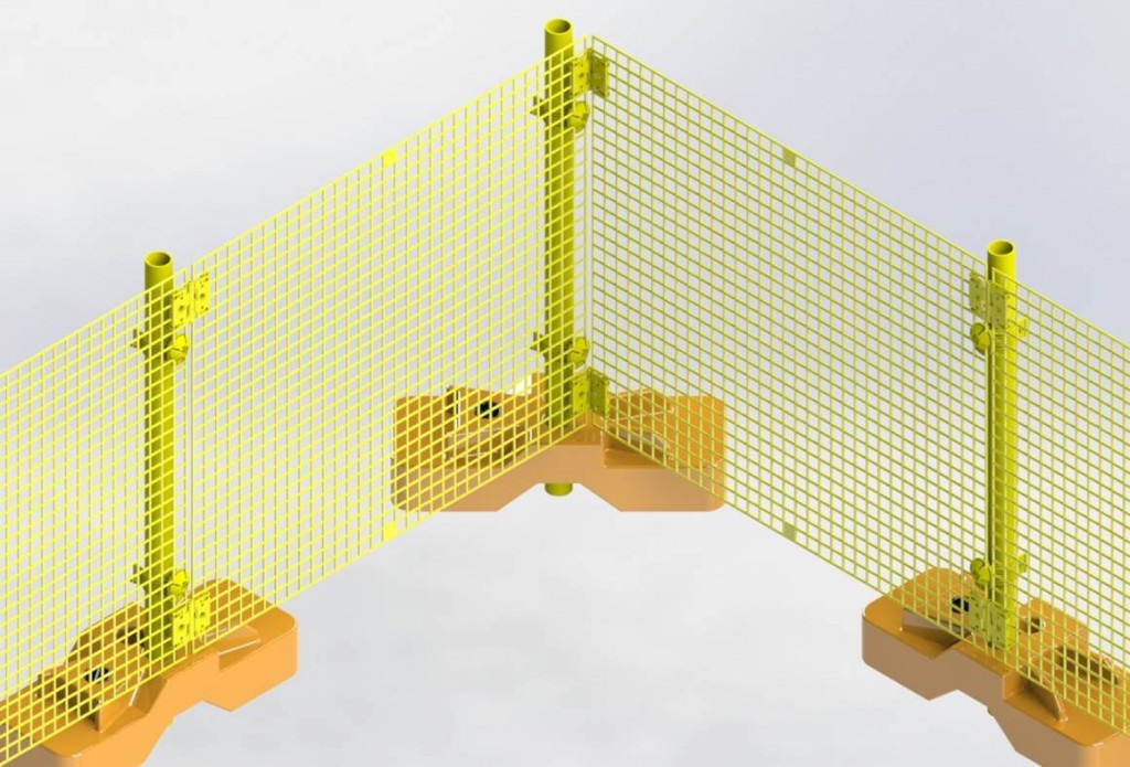 Unique Free Standing Barricading - 2,34 kg per meter - BLH-DOM Safety ...